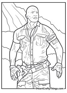 25 Free The Rock Coloring Pages For Kids