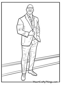 25 Free The Rock Coloring Pages For Kids