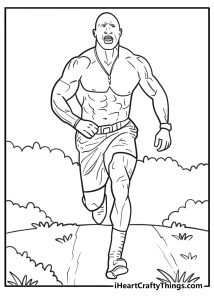 25 Free The Rock Coloring Pages For Kids
