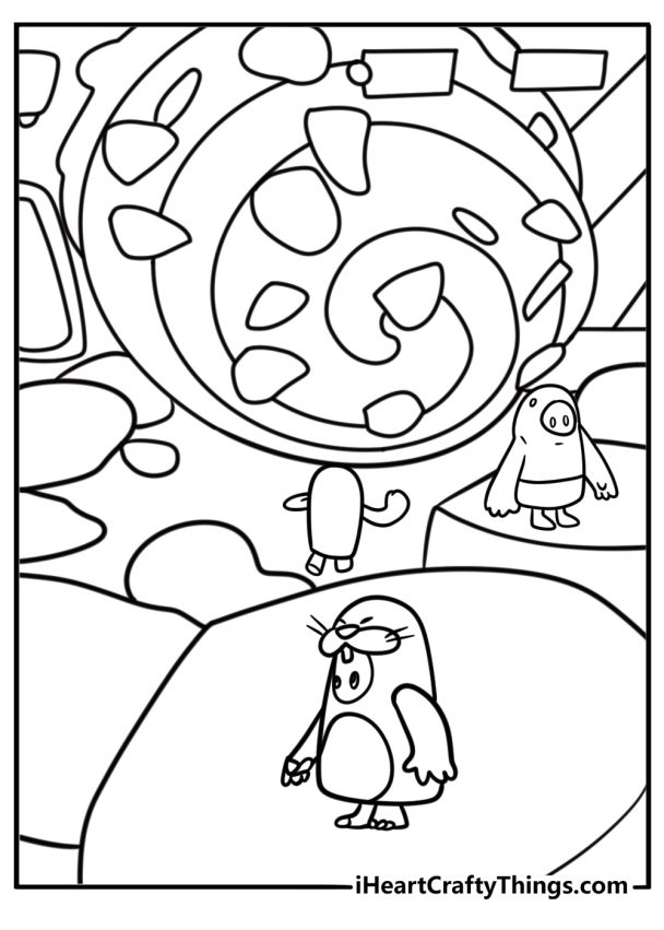 25 Free Fall Guys Coloring Pages For Kids