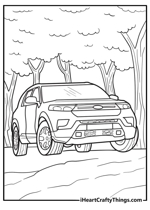 25 Free Ford Coloring Pages For Kids