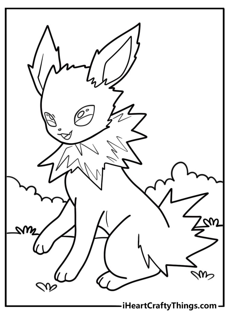 25 Free Jolteon Coloring Pages For Kids