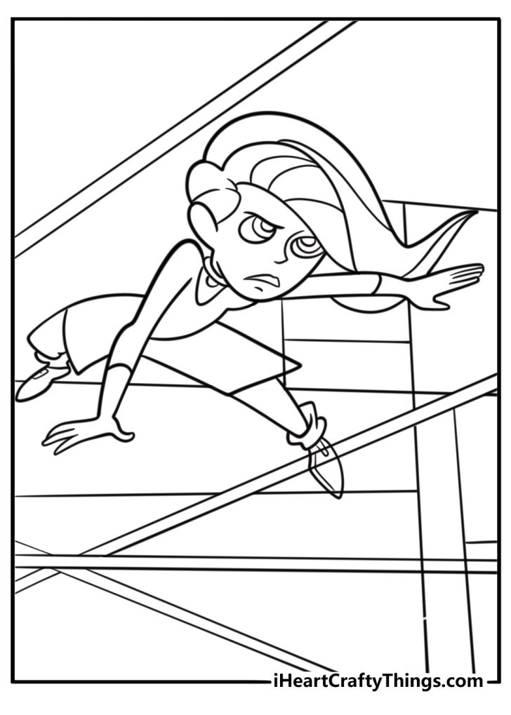 25 Free Kim Possible Coloring Pages For Kids