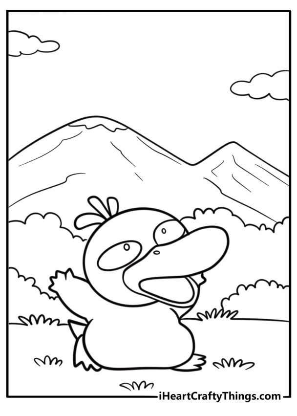 25 Free Psyduck Coloring Pages For Kids