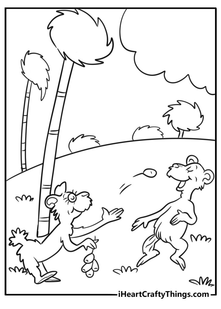 25 Free Lorax Coloring Pages For Kids