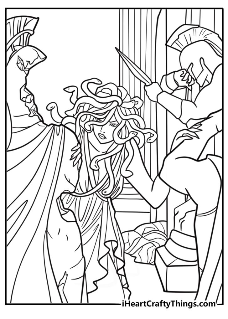20 Free Medusa Coloring Pages For Kids