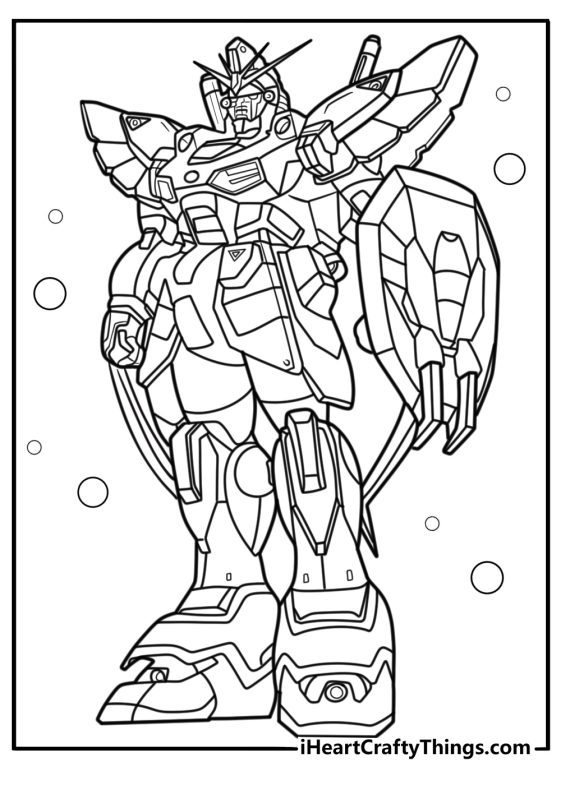 25 Free Gundam Coloring Pages For Kids