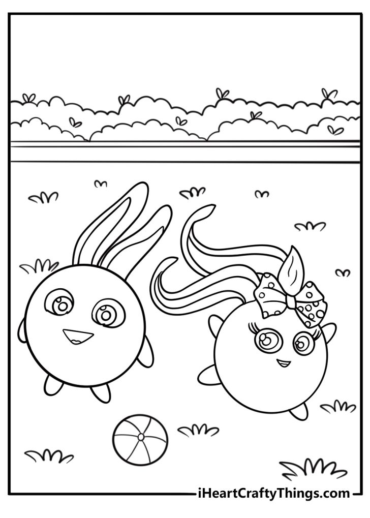 25 Free Sunny Bunnies Coloring Pages For Kids