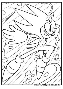 25 Free Hyper Sonic Coloring Pages For Kids