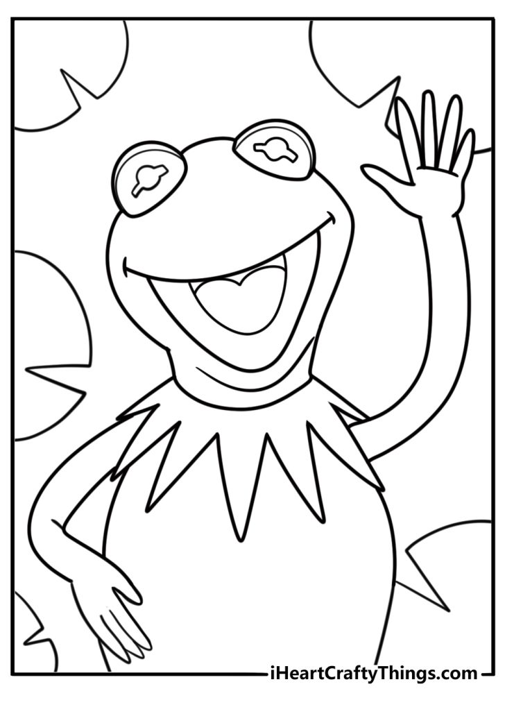 25 Free Kermit The Frog Coloring Pages For Kids