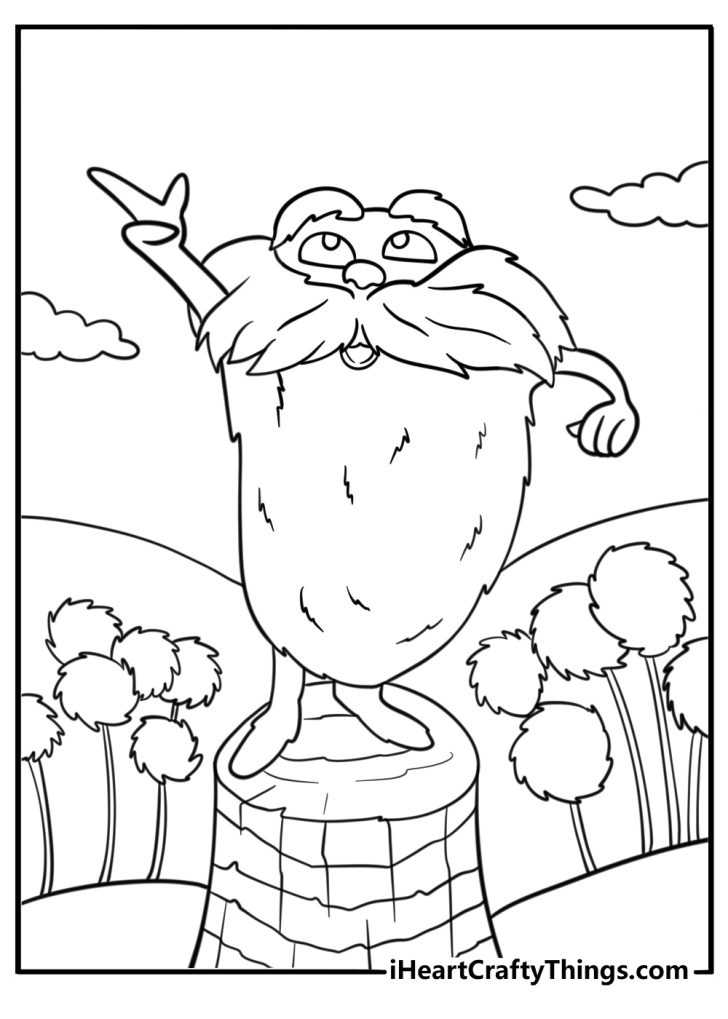 25 Free Lorax Coloring Pages For Kids