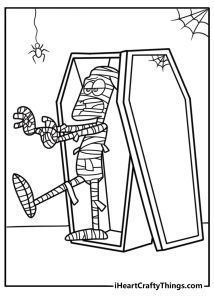 25 Free Mummy Coloring Pages For Kids