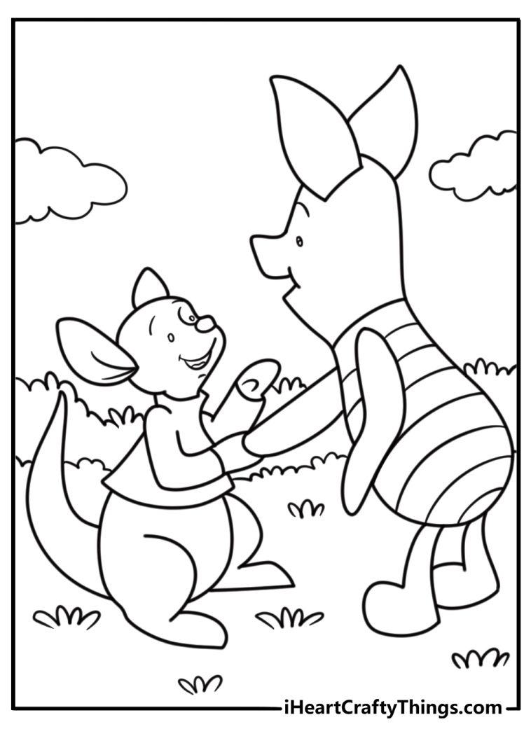 25 Free Piglet Coloring Pages For Kids