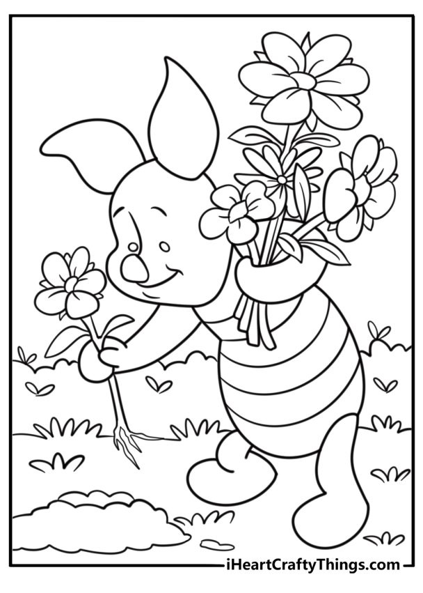 25 Free Piglet Coloring Pages For Kids