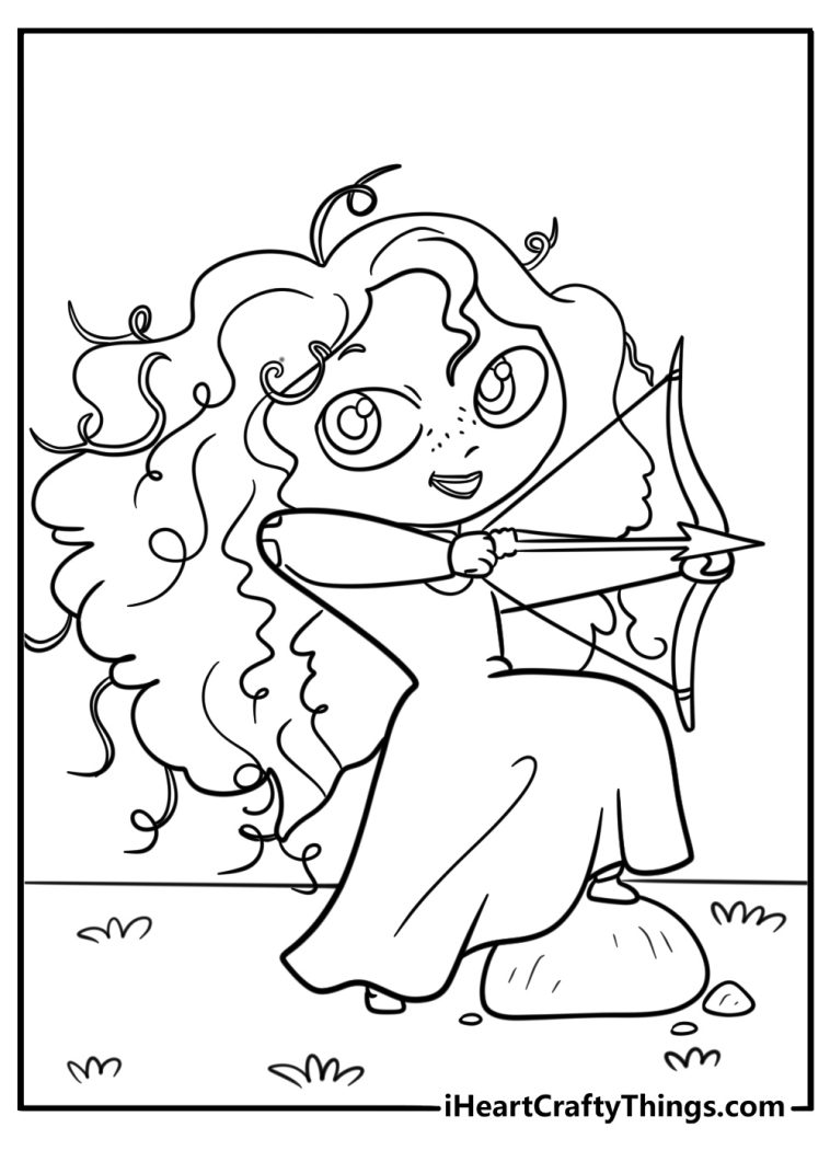 25 Free Brave Coloring Pages For Kids