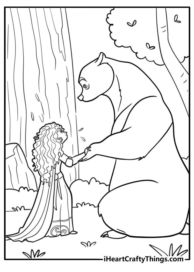25 Free Brave Coloring Pages For Kids