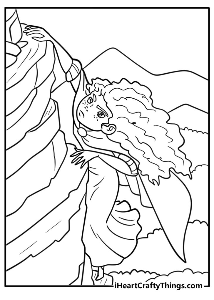 25 Free Brave Coloring Pages For Kids
