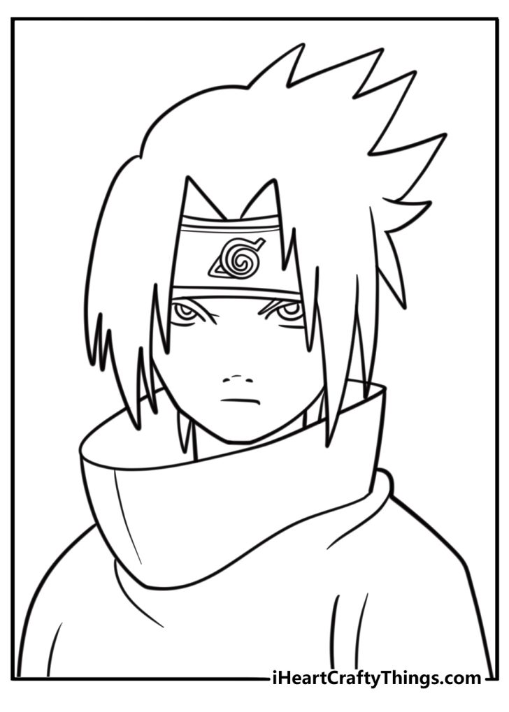 25 Free Sasuke Coloring Pages For Kids
