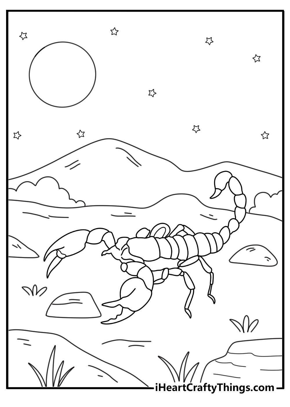 Scorpion Coloring Pages (40+ Printable PDF Sheets For Free)