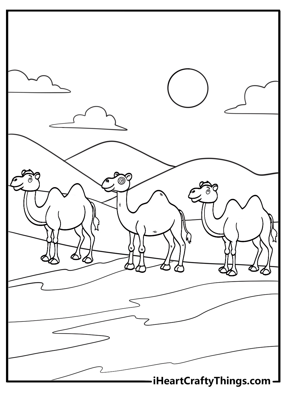 25 Free Camel Coloring Pages For Kids