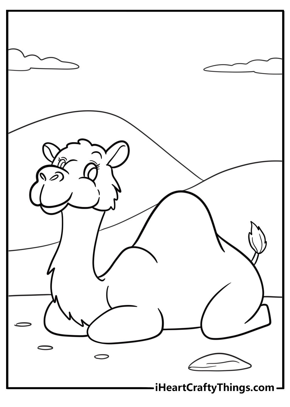 25 Free Camel Coloring Pages For Kids