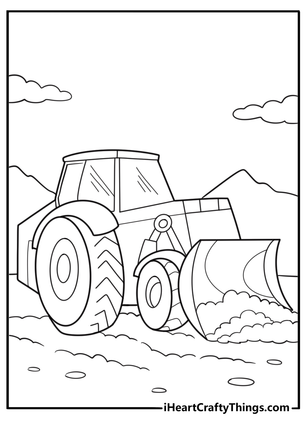 25 Free Bulldozer Coloring Pages For Kids