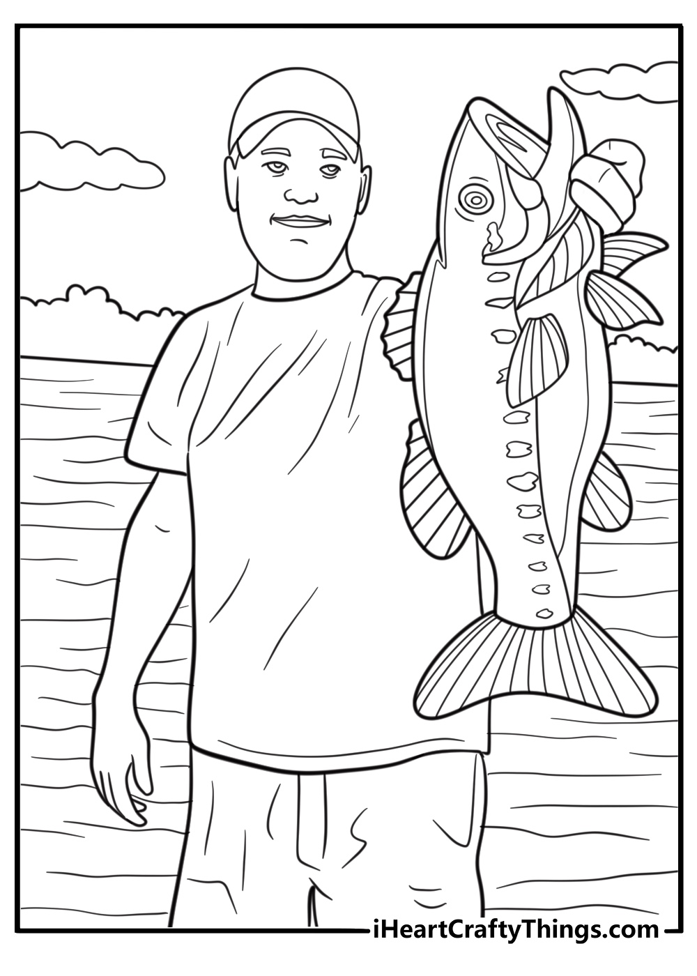 Bass Coloring Pages For Kids (20+ Free PDF Printables)