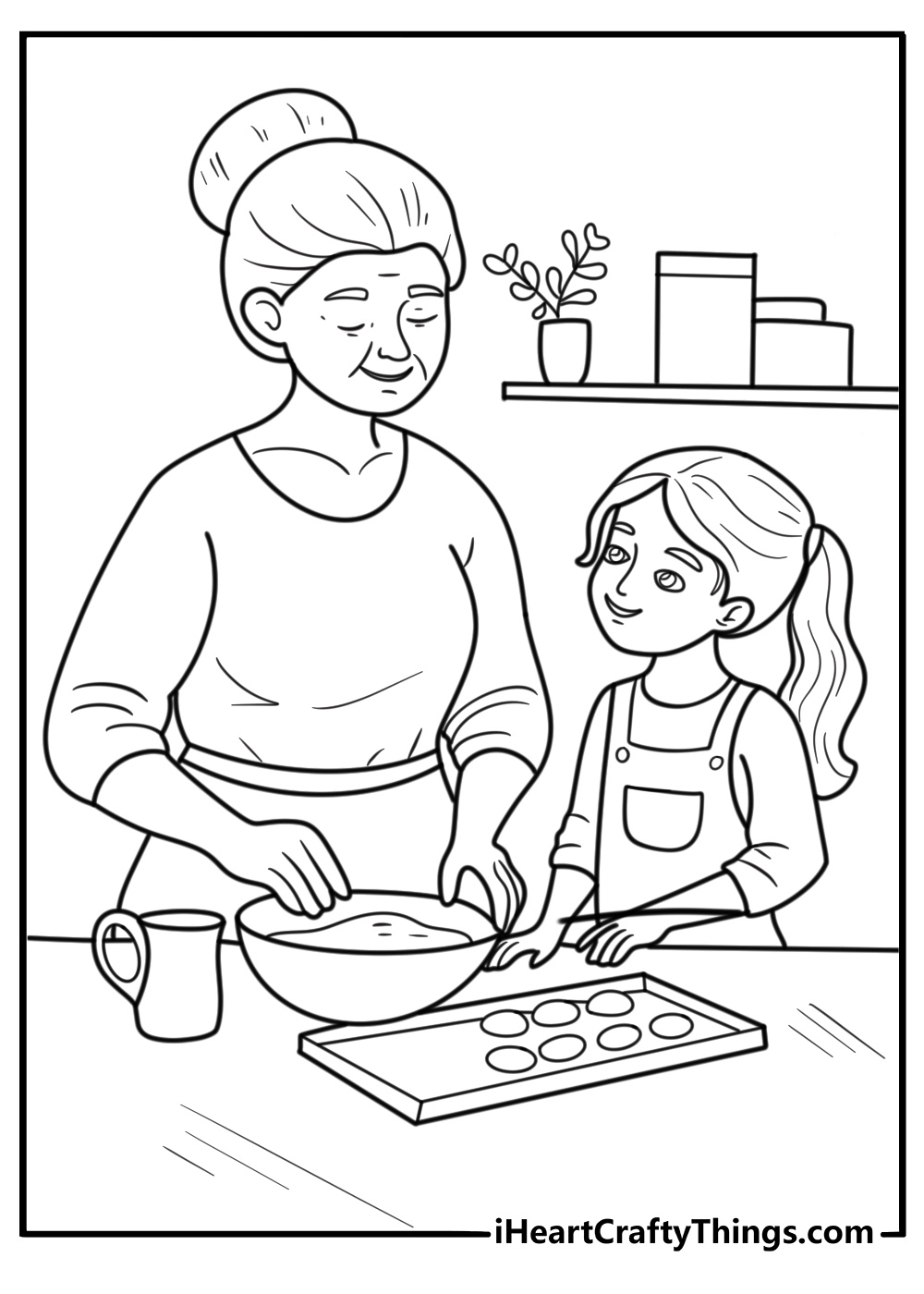 20 Free Grandparents’ Day Coloring Pages For Kids