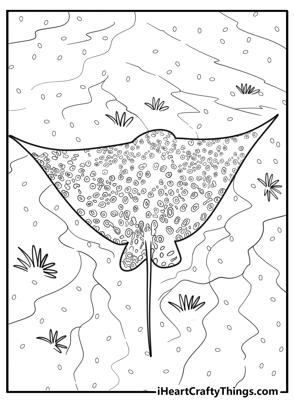 20 Free Stingray Coloring Pages For Kids