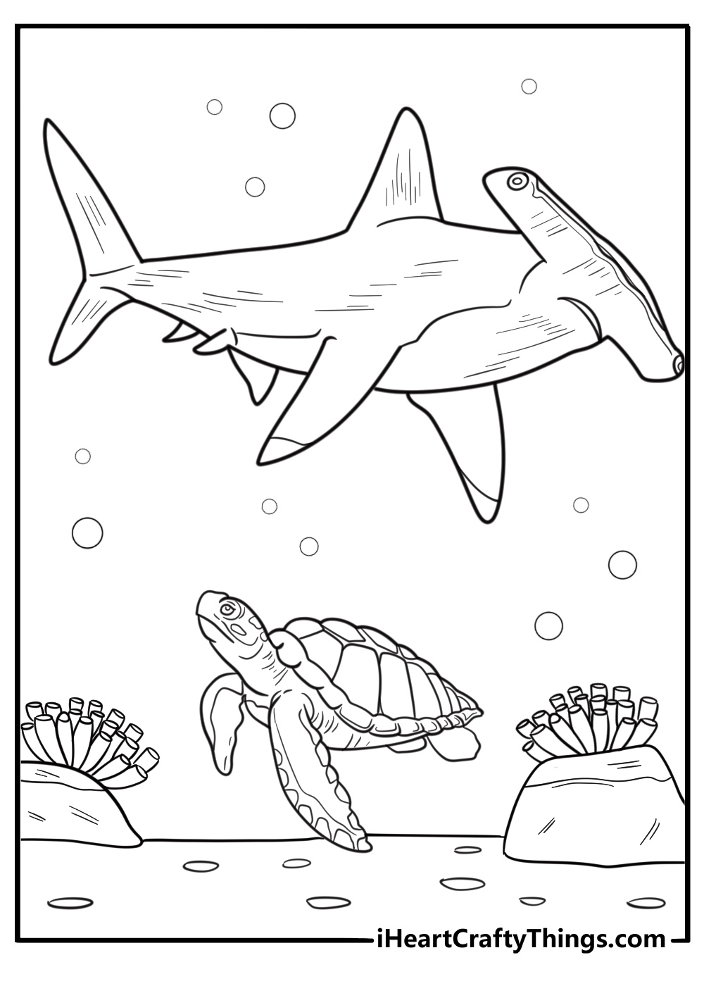 Hammerhead Shark Coloring Pages: 30+ Free Printable PDFs