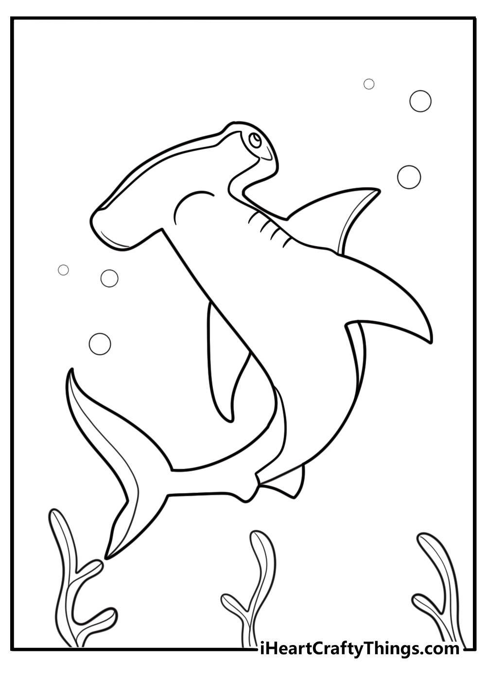 Hammerhead Shark Coloring Pages: 30+ Free Printable PDFs