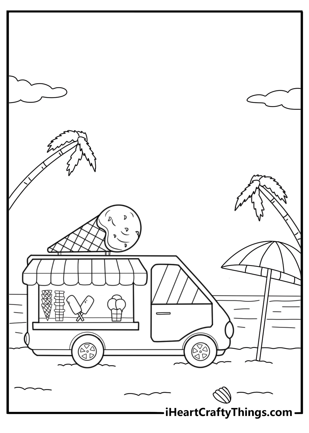 20 Free Ice Cream Truck Coloring Pages For Kids