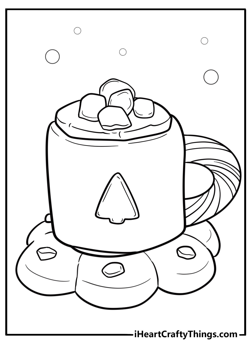 30 Christmas Cookie Coloring Pages To Print For Free