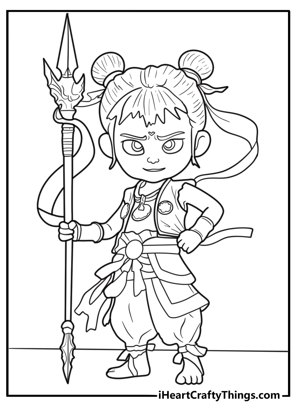 20 Free Ne Zha Coloring Pages For Kids