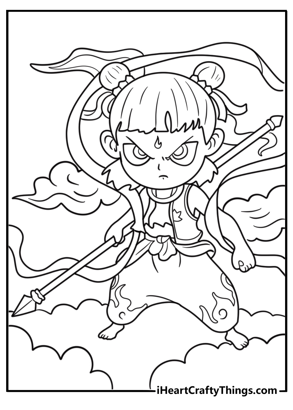 20 Free Ne Zha Coloring Pages For Kids