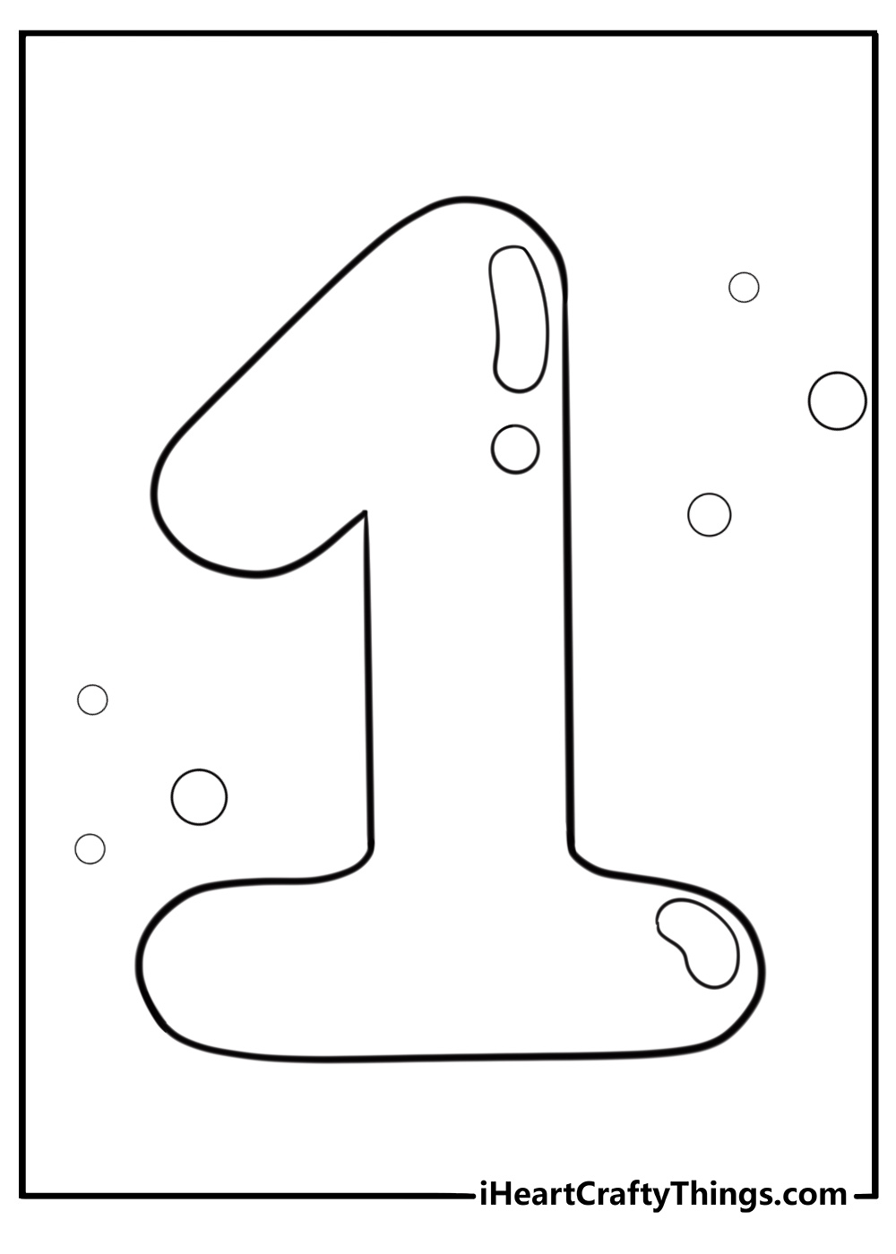 30 Free Number 1 Coloring Pages For Kids