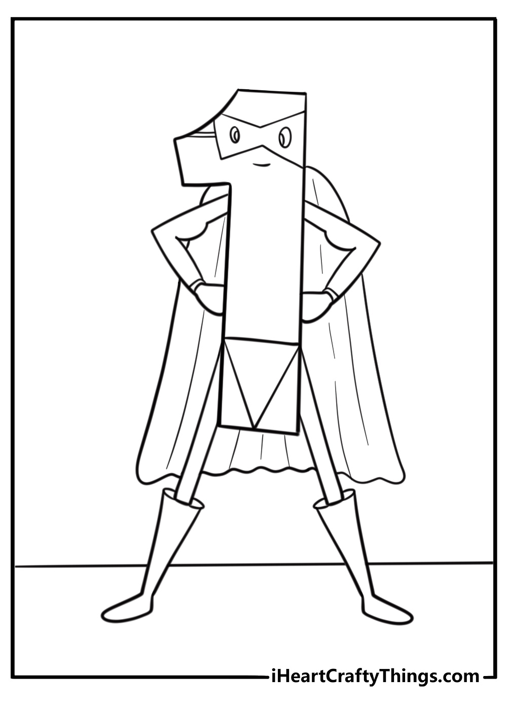 30+ Free Number 1 Coloring Pages For Kids