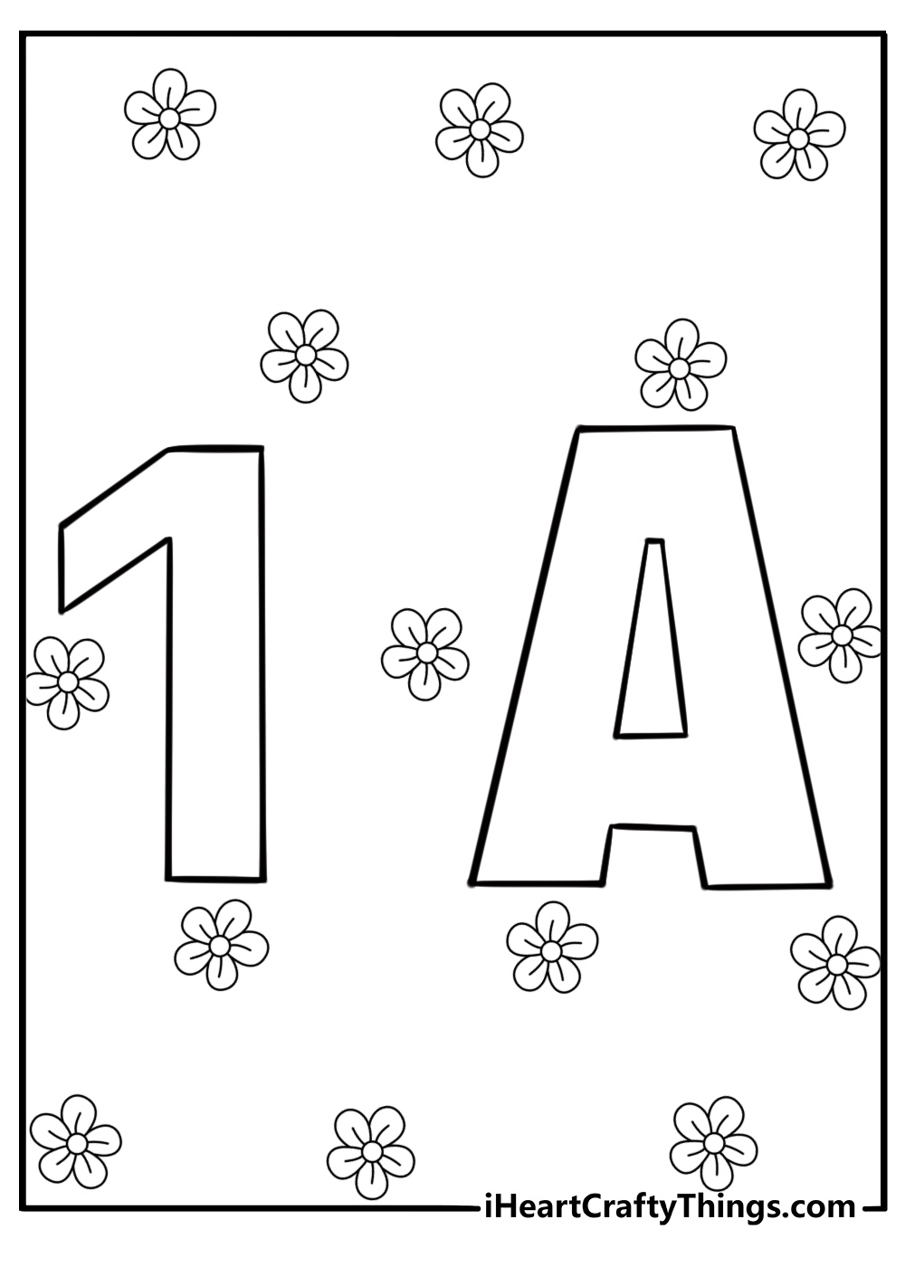 30 Free Number 1 Coloring Pages For Kids