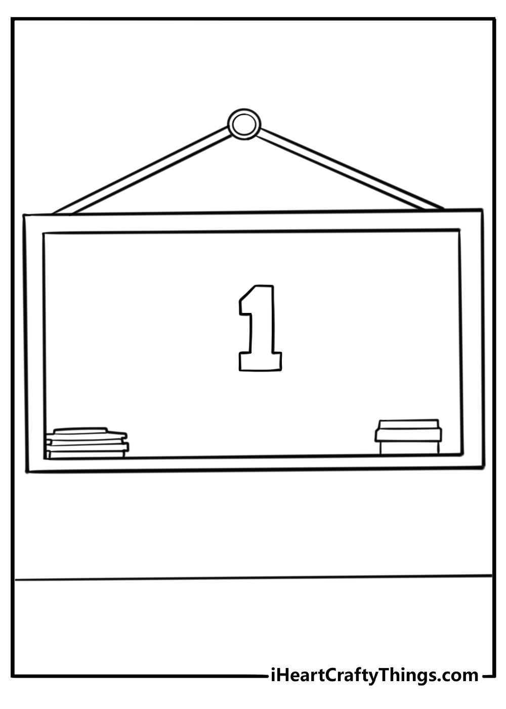 30+ Free Number 1 Coloring Pages For Kids