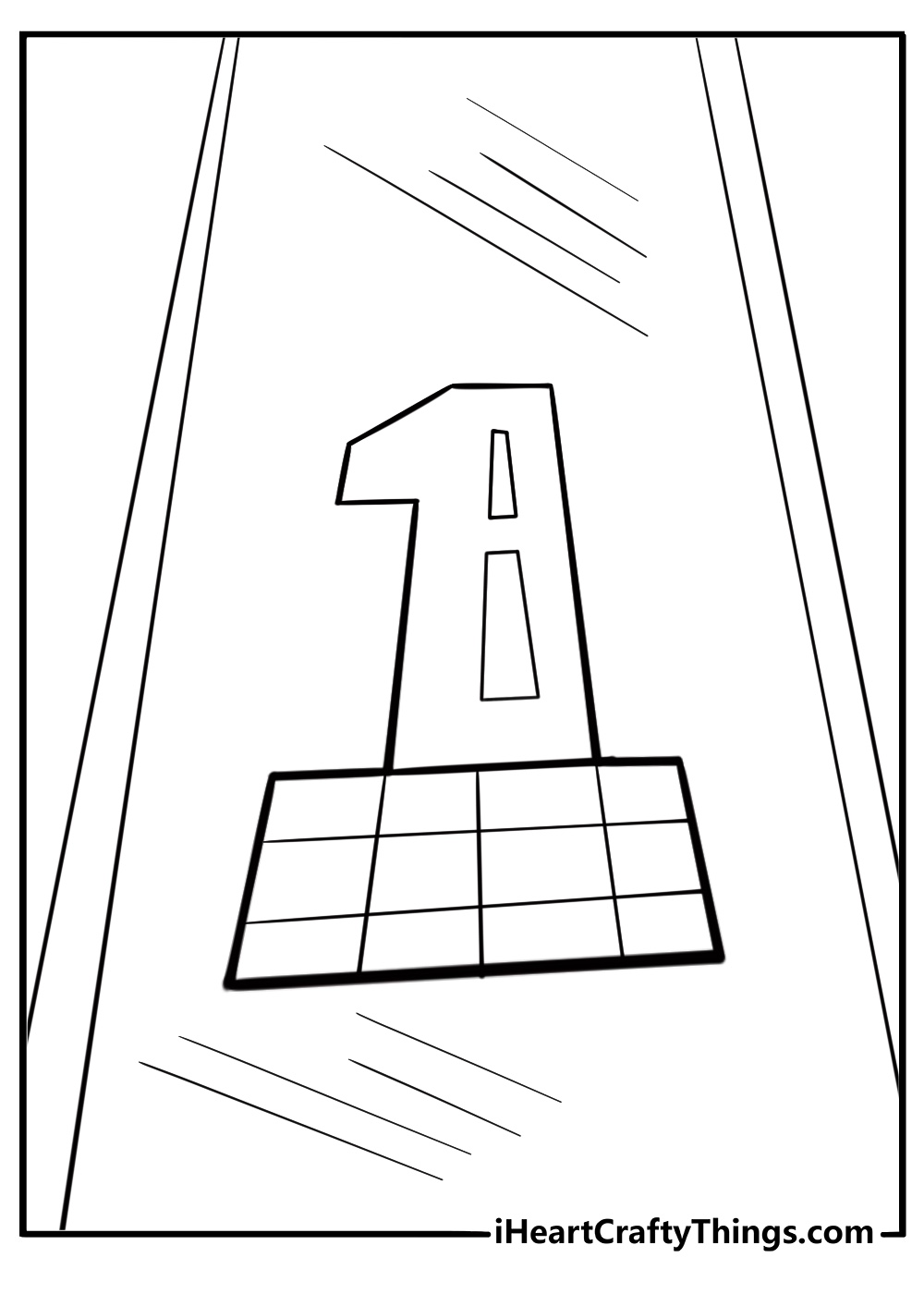 30 Free Number 1 Coloring Pages For Kids