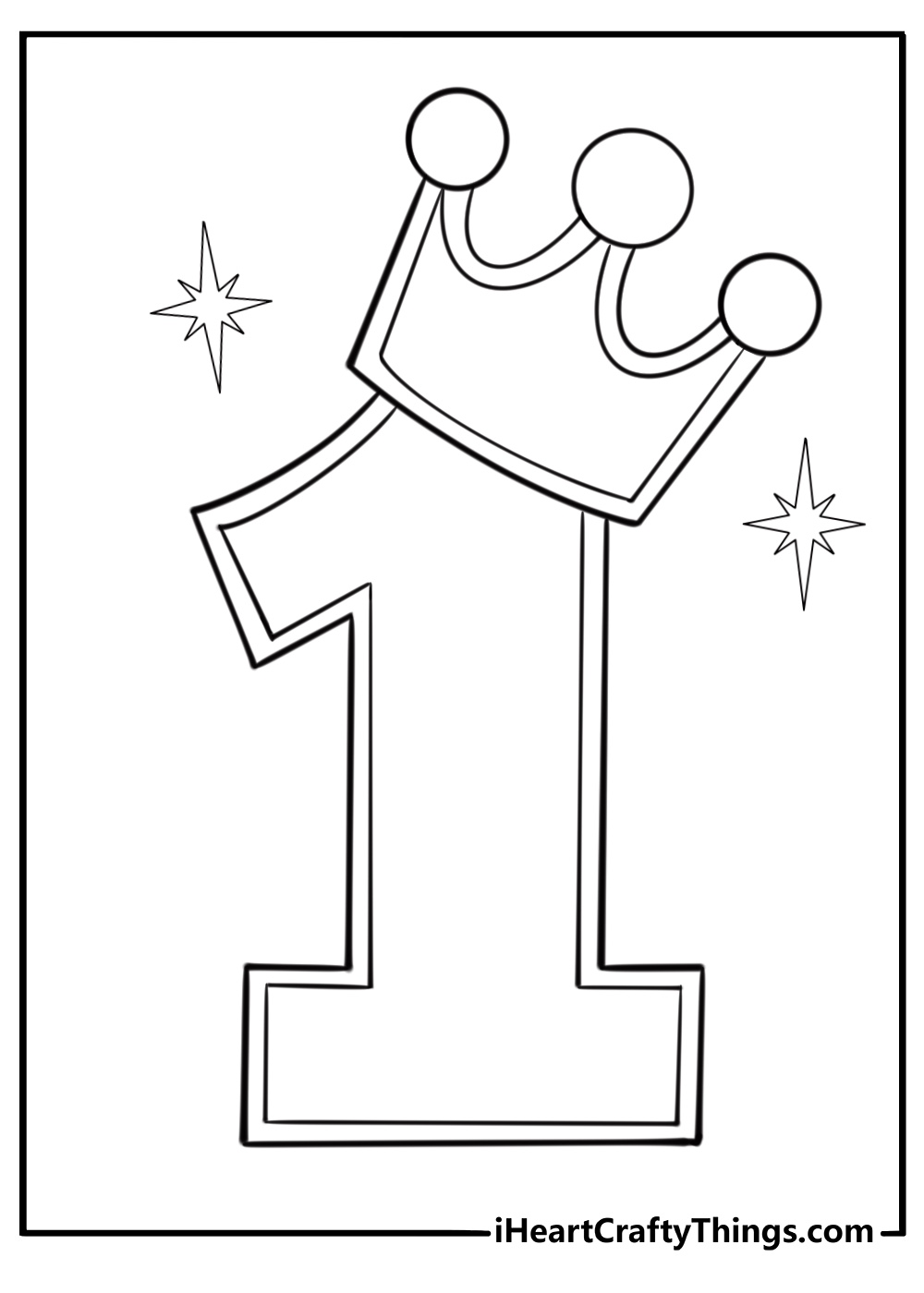 30 Free Number 1 Coloring Pages For Kids