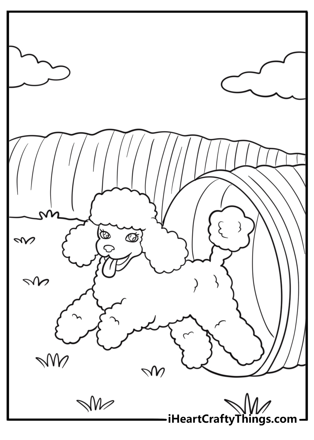 30+ Poodle Coloring Pages (Printable Free PDF Sheets)