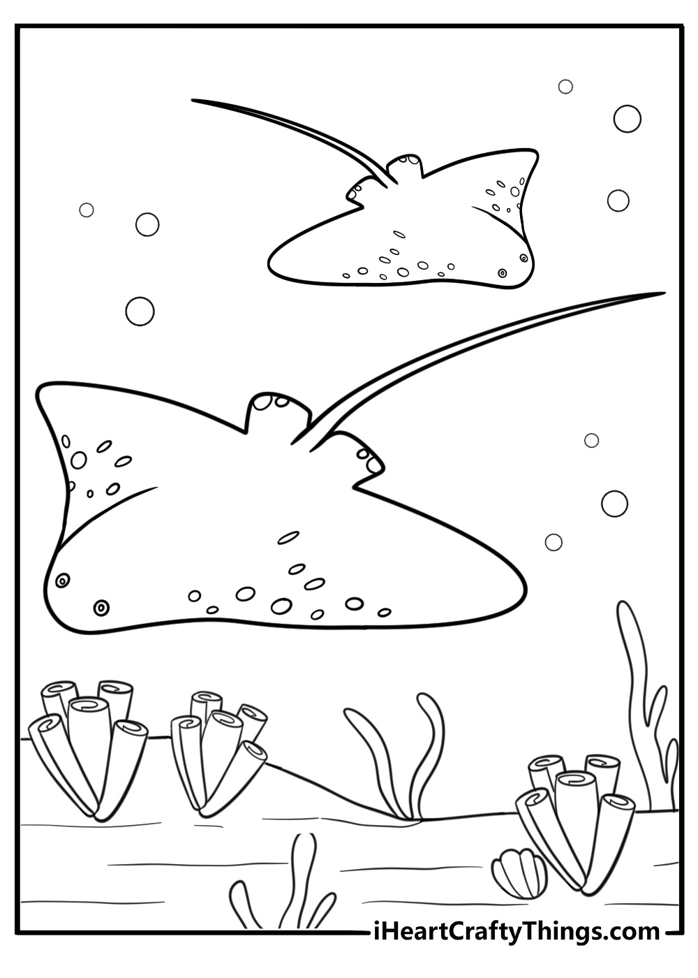 20 Free Stingray Coloring Pages For Kids