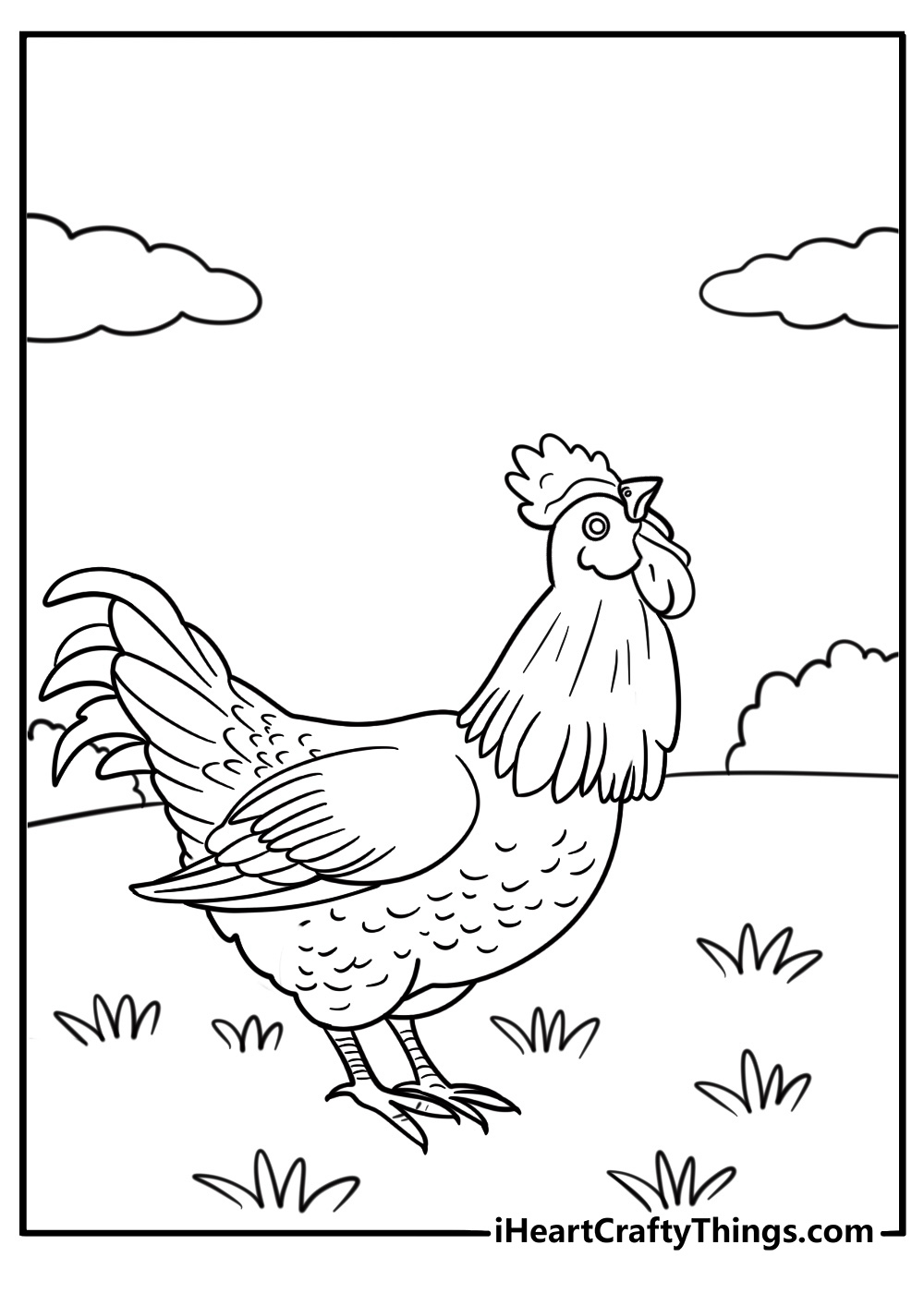 Rooster Coloring Pages (30+ Free PDF Printables)
