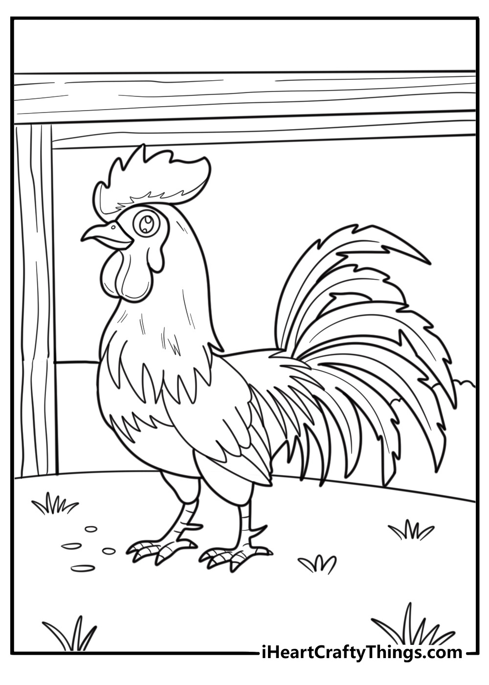 Rooster Coloring Pages (30+ Free PDF Printables)