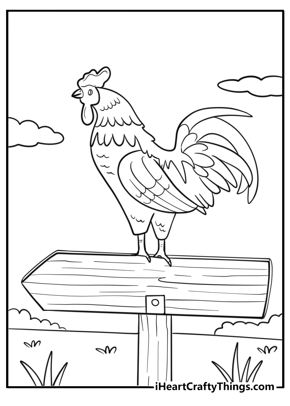 Rooster Coloring Pages (30+ Free PDF Printables)