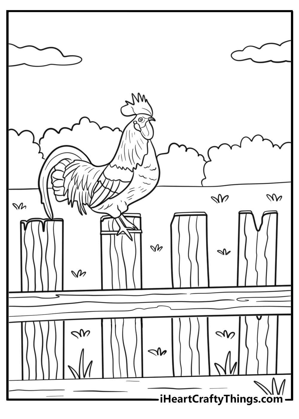 Rooster Coloring Pages (30+ Free PDF Printables)