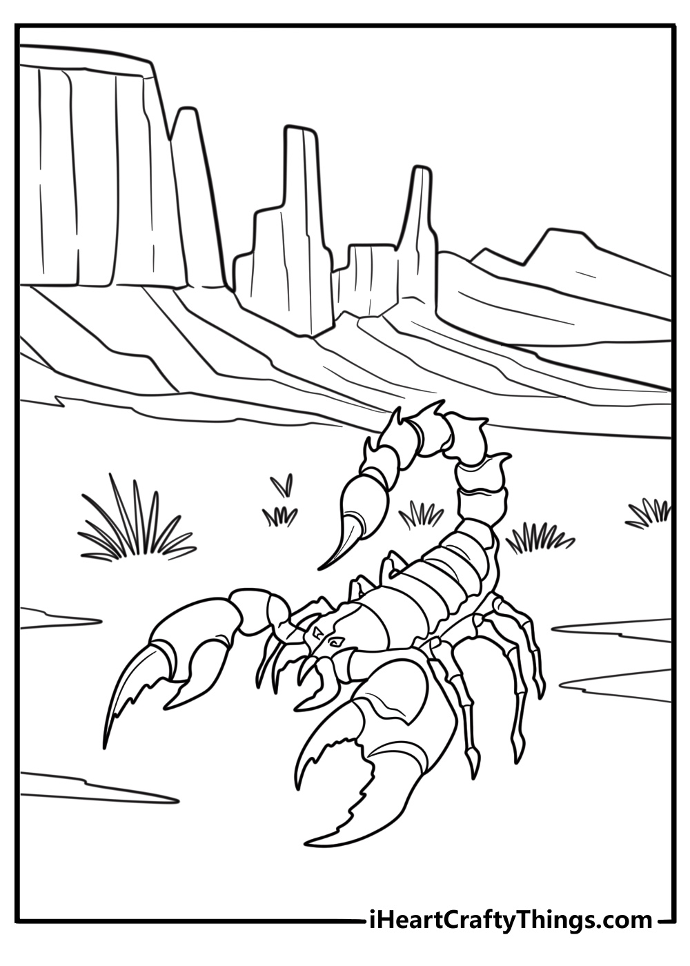 Scorpion Coloring Pages (40+ Printable PDF Sheets For Free)