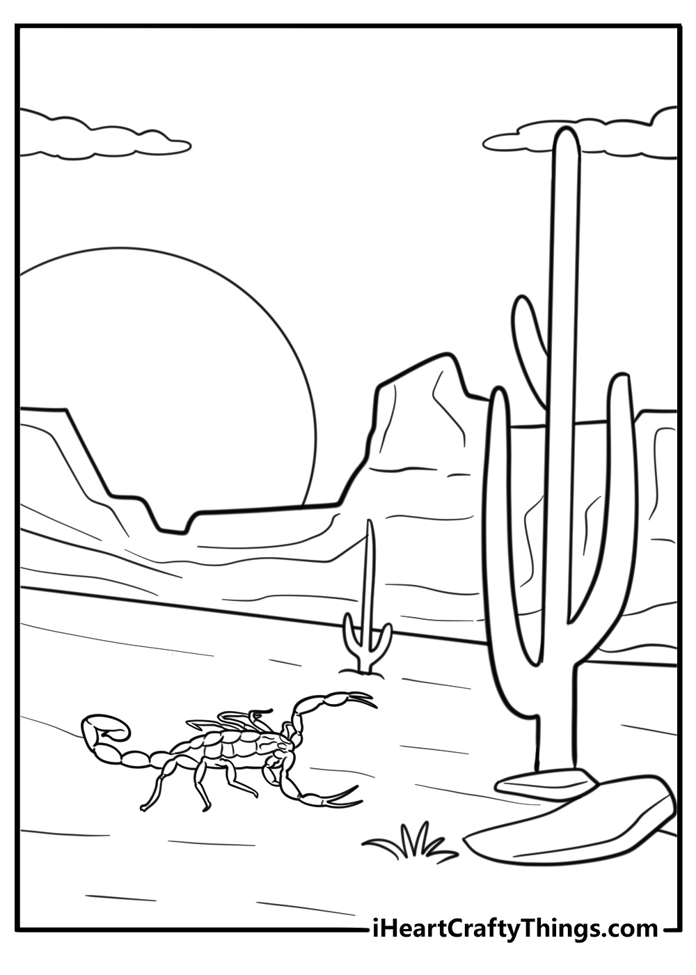 20 Free Scorpion Coloring Pages For Kids