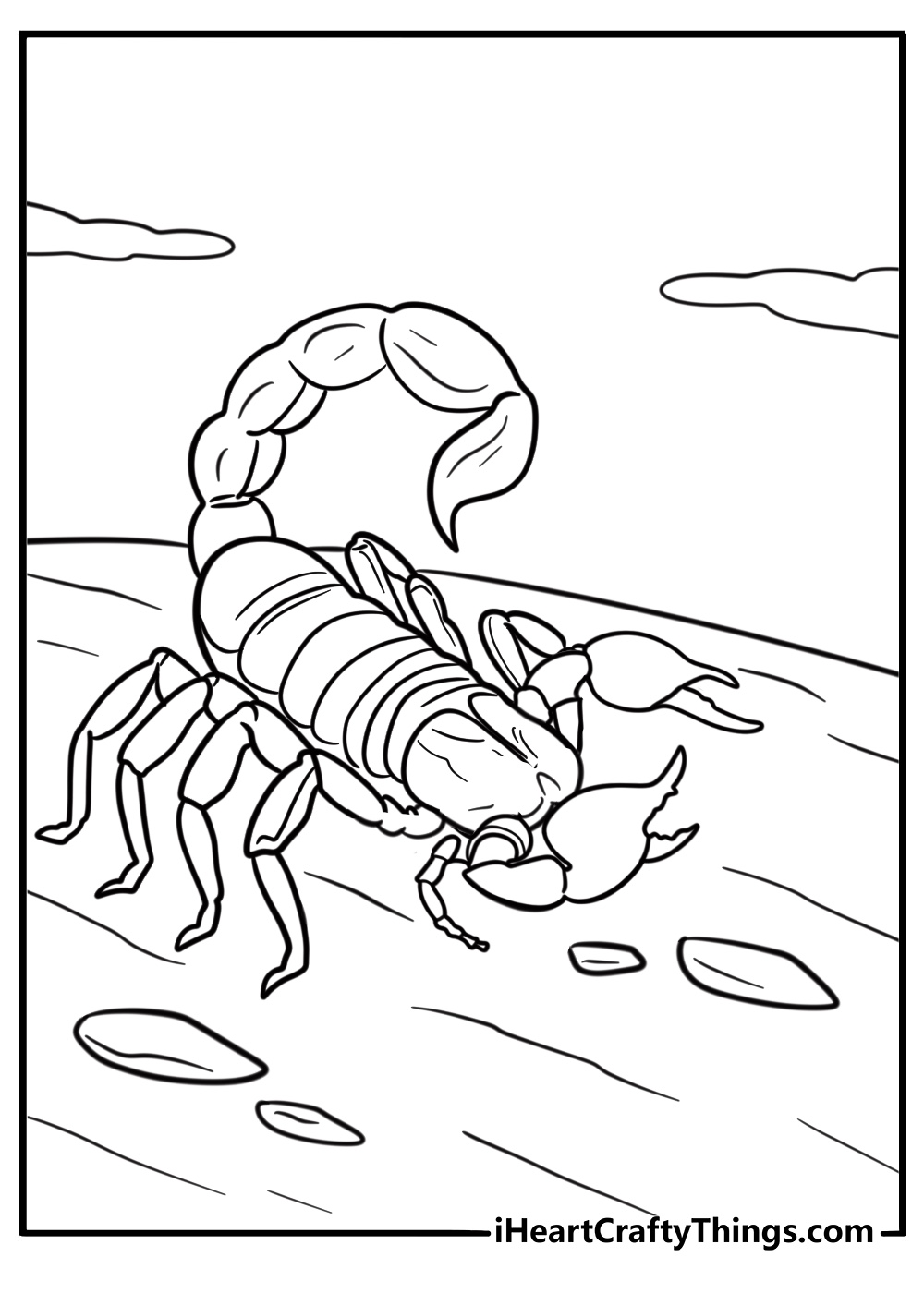 20 Free Scorpion Coloring Pages For Kids